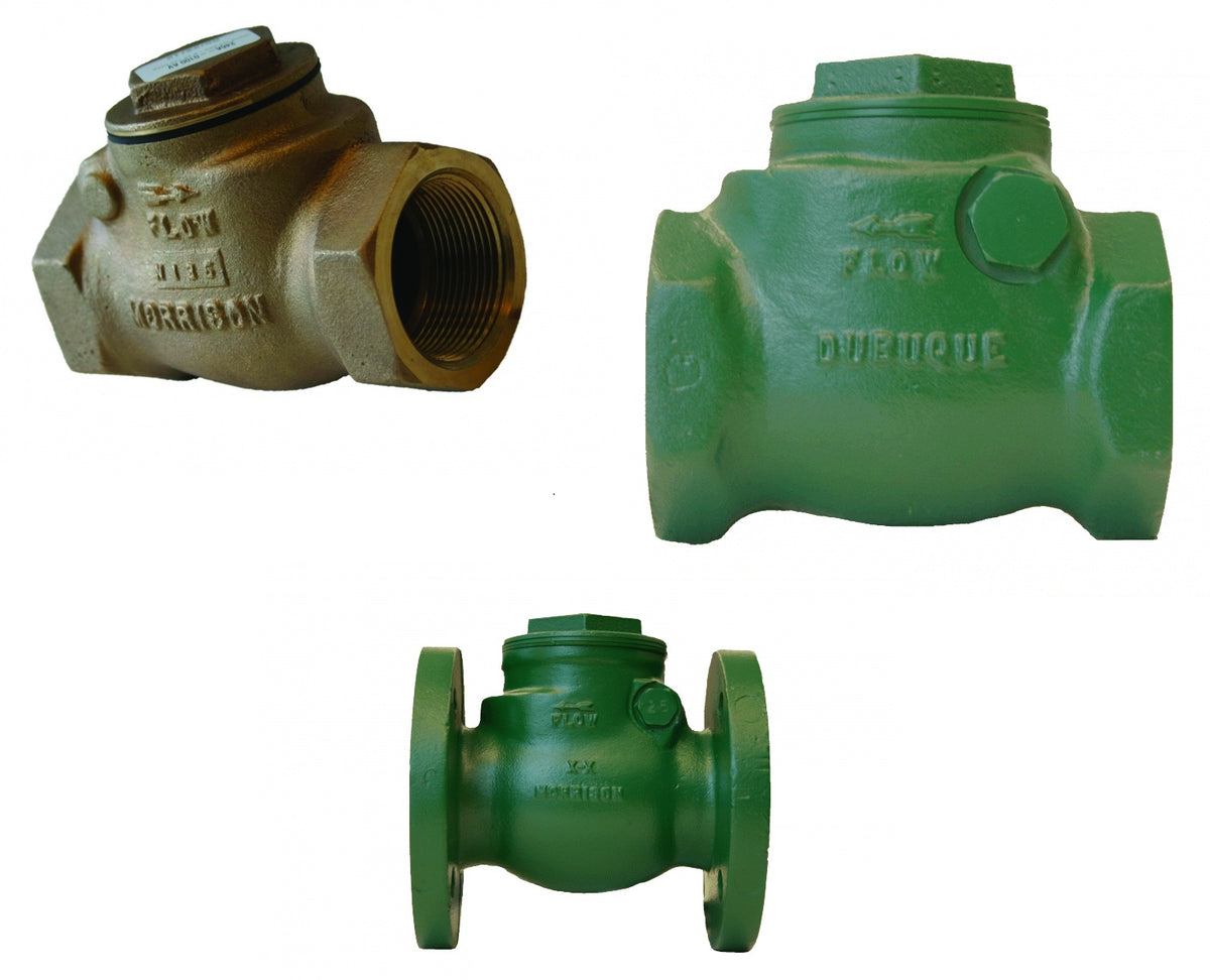 Morrison Bros Fig. 246A, 246ADI, 246DRF Swing Check Valves - Threaded ...