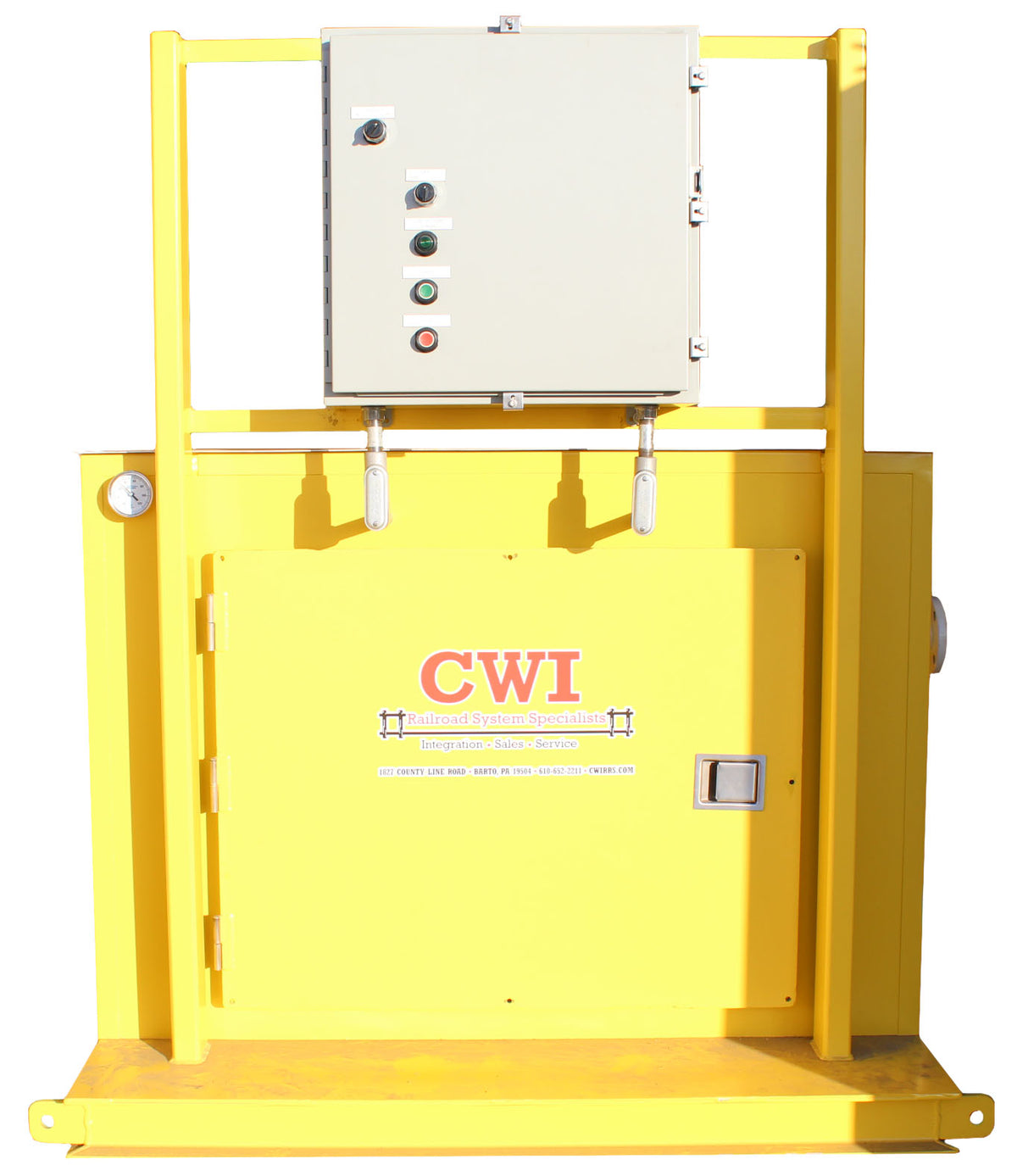 Insulated Heated Locomotive Service Lube Oil Pump Cabinet — RYSX ...