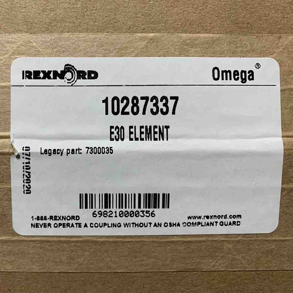 Rexnord Omega E30 Element Pump Coupler, 7300035 — RYSX Railroad ...